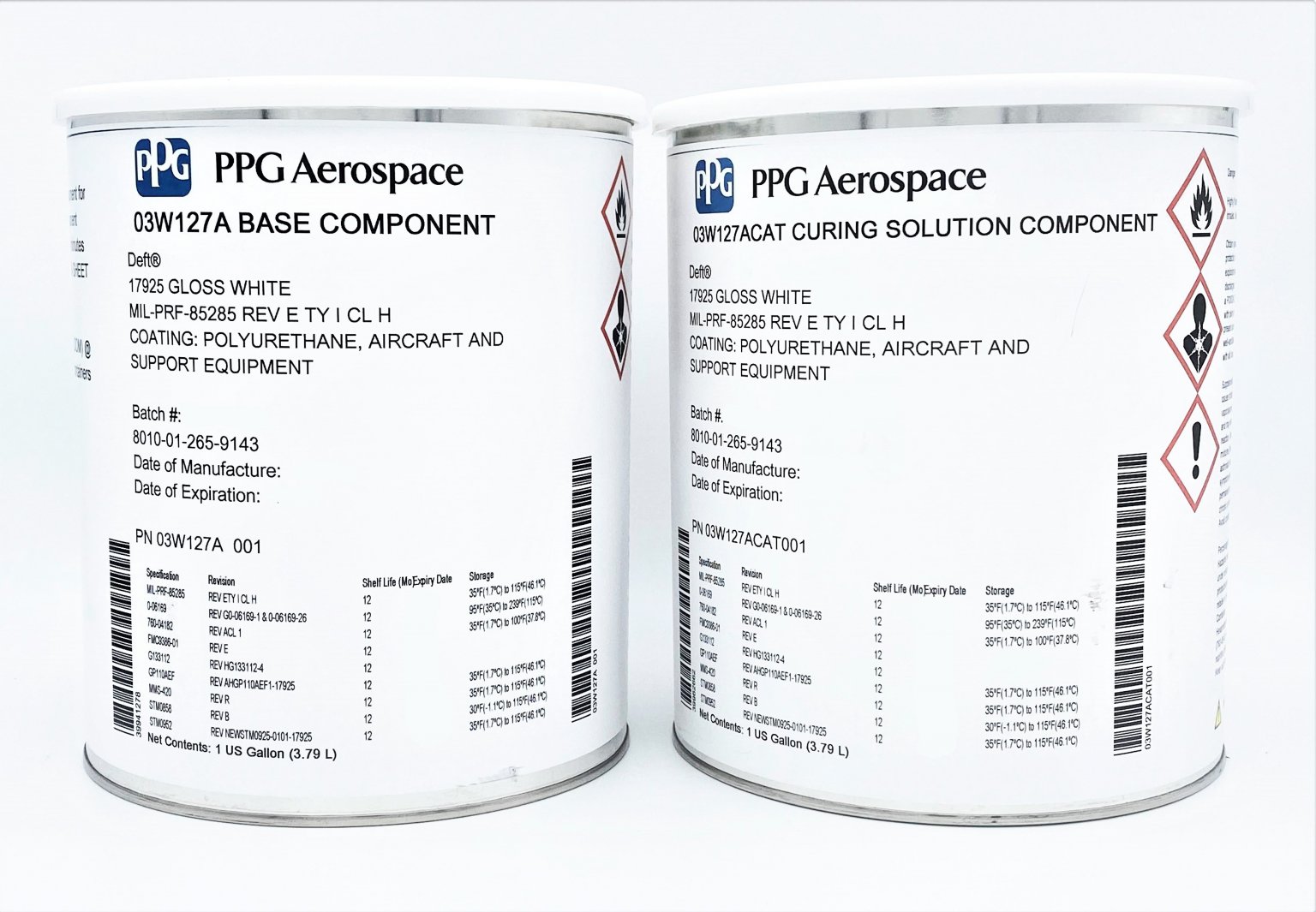 03-W-127A White Polyurethane Topcoat - Johnson Supply Company