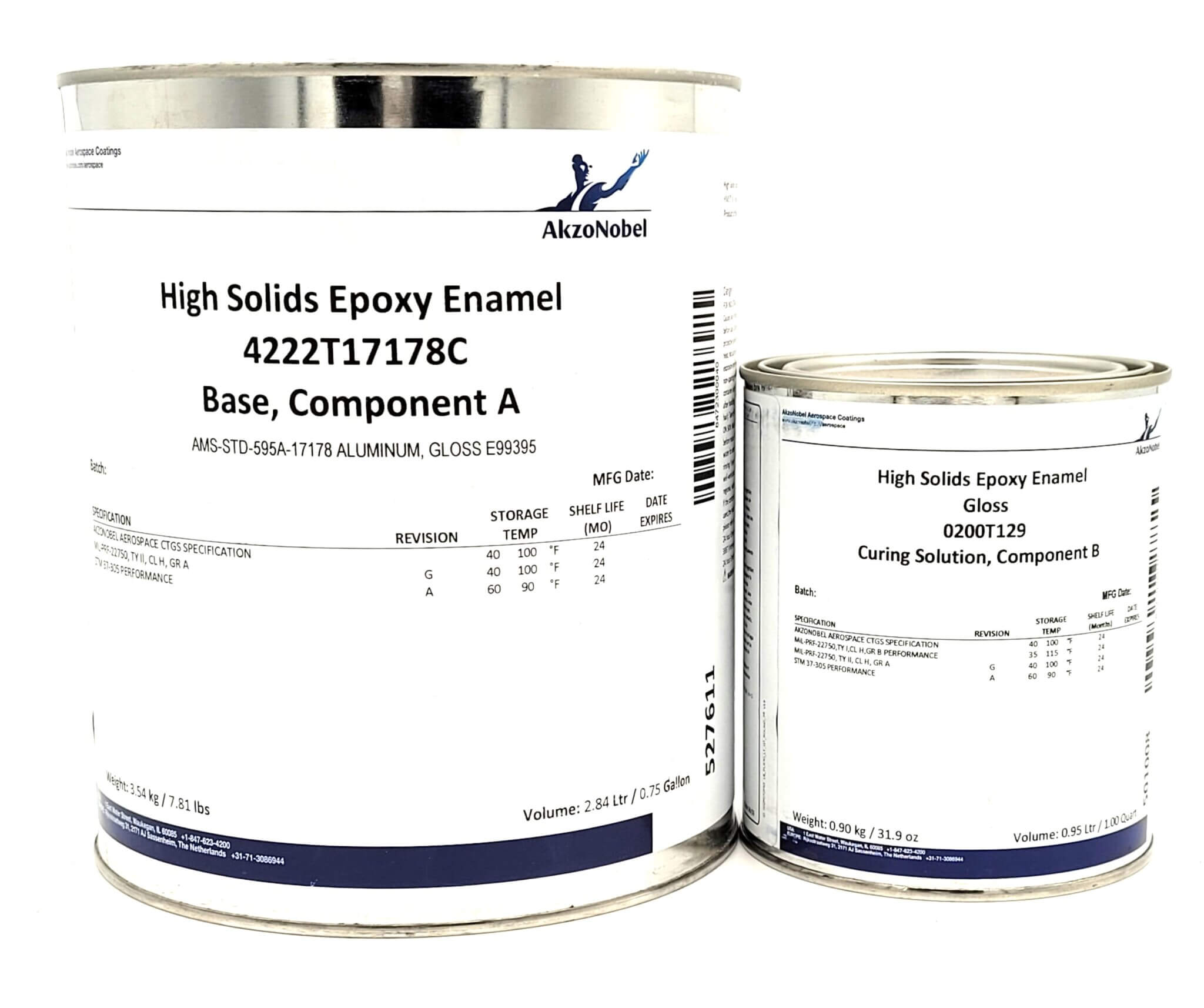 4222T17178C Silver Epoxy Topcoat - Johnson Supply Company